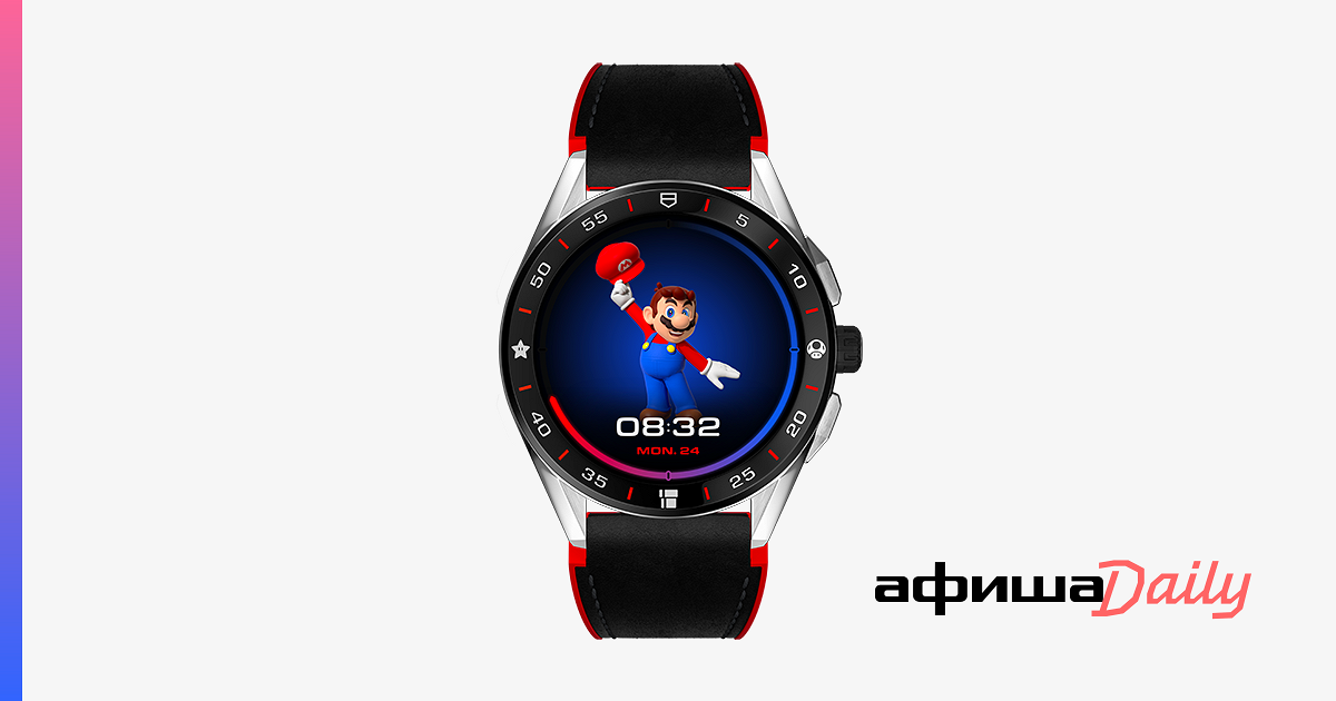 TAG Heuer и Nintendo выпустили смарт-часы, посвященные игре Super Mario ...